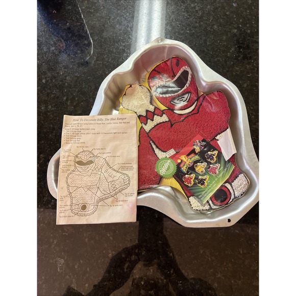 Wilton | Kitchen | Vintage 994 Might Morphin Power Rangers Wilton Cake ...